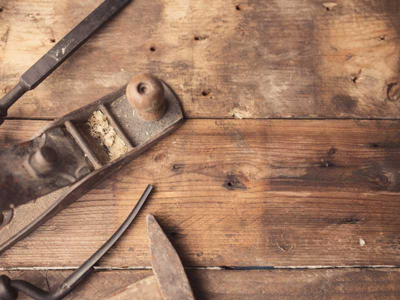 Zoom sur le bois recyclé