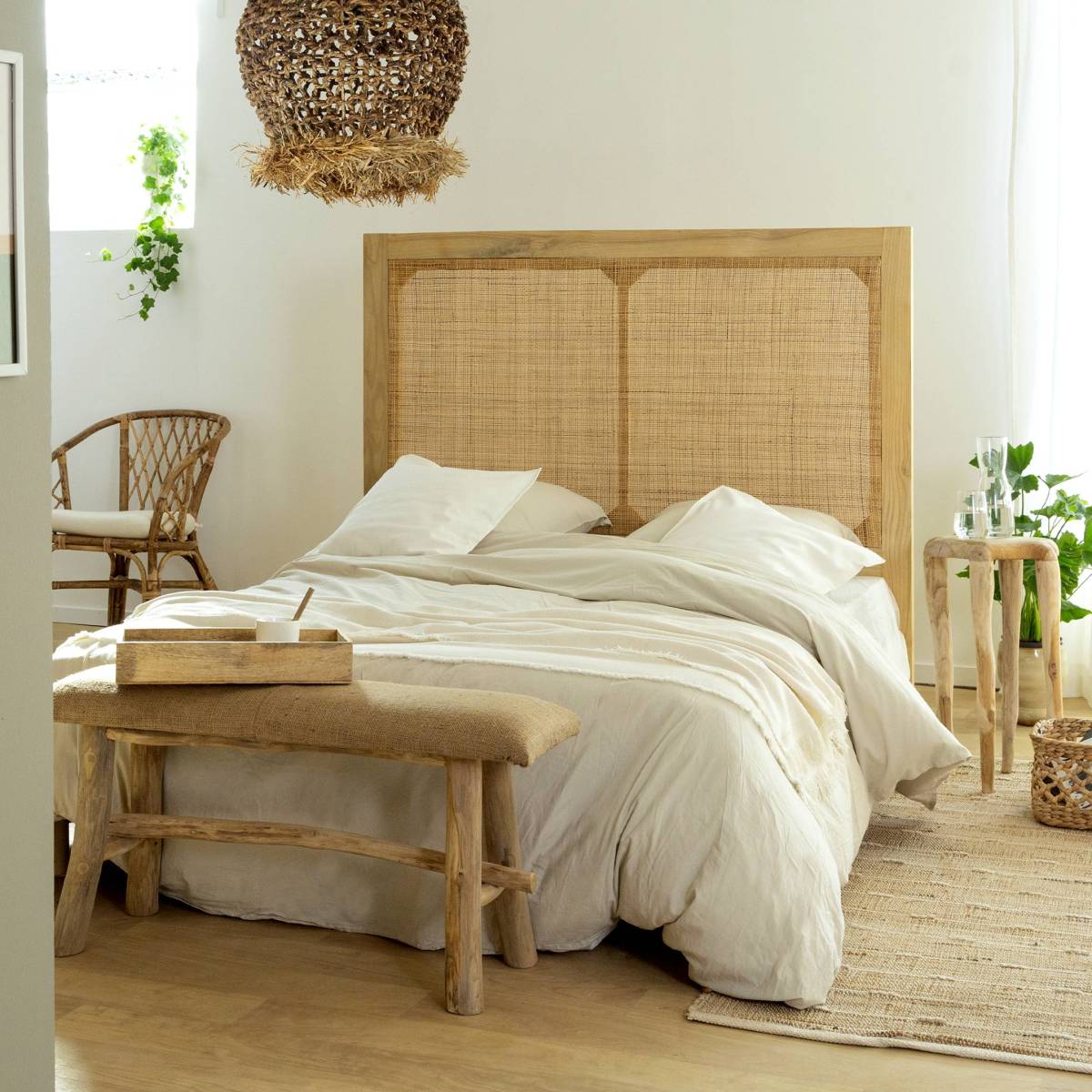 Tendance - une chambre en rotin - Le blog déco de Made in Meubles